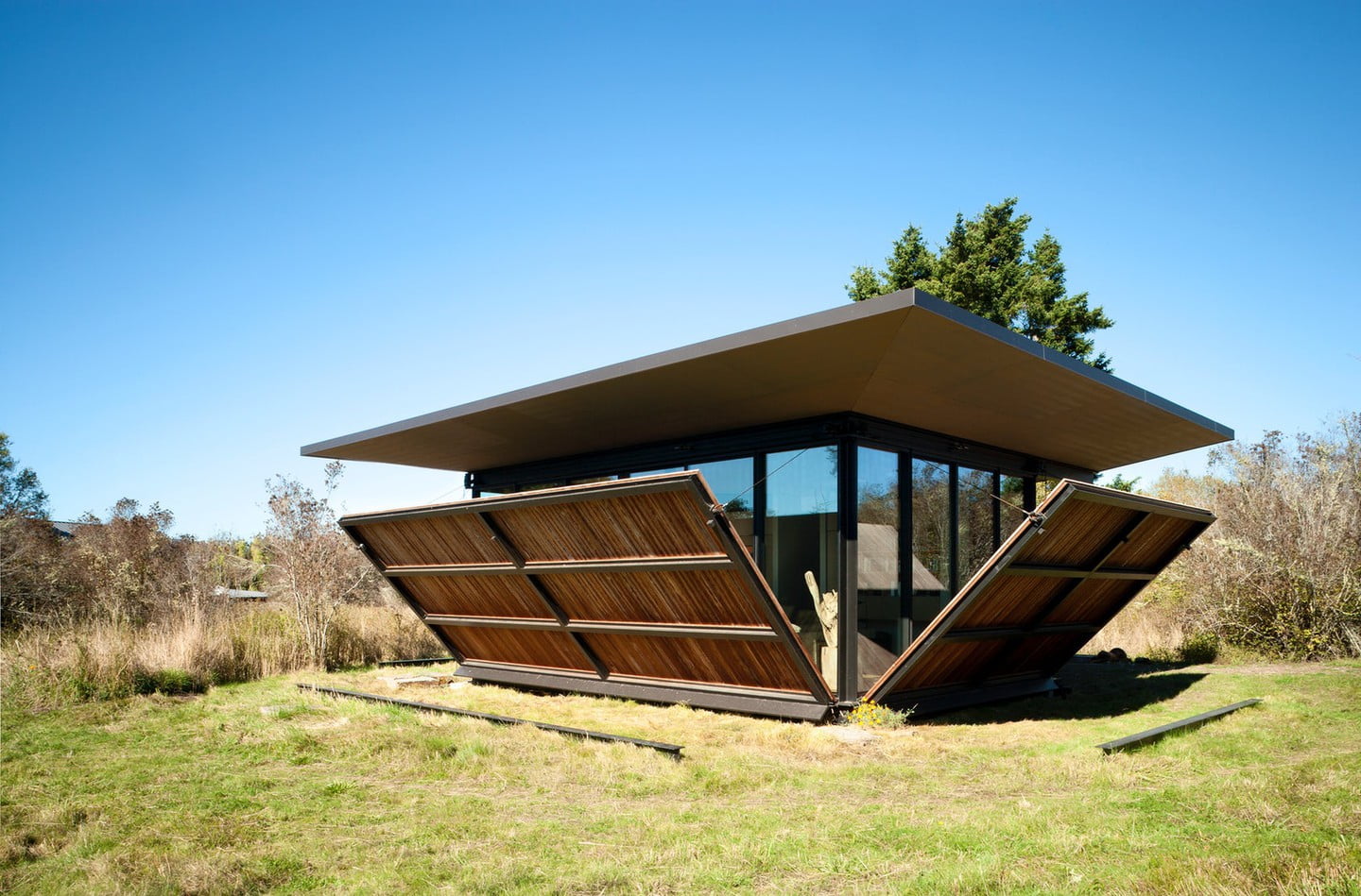 Smart Tiny Cabin Compatible with Nature - Trend House Designs