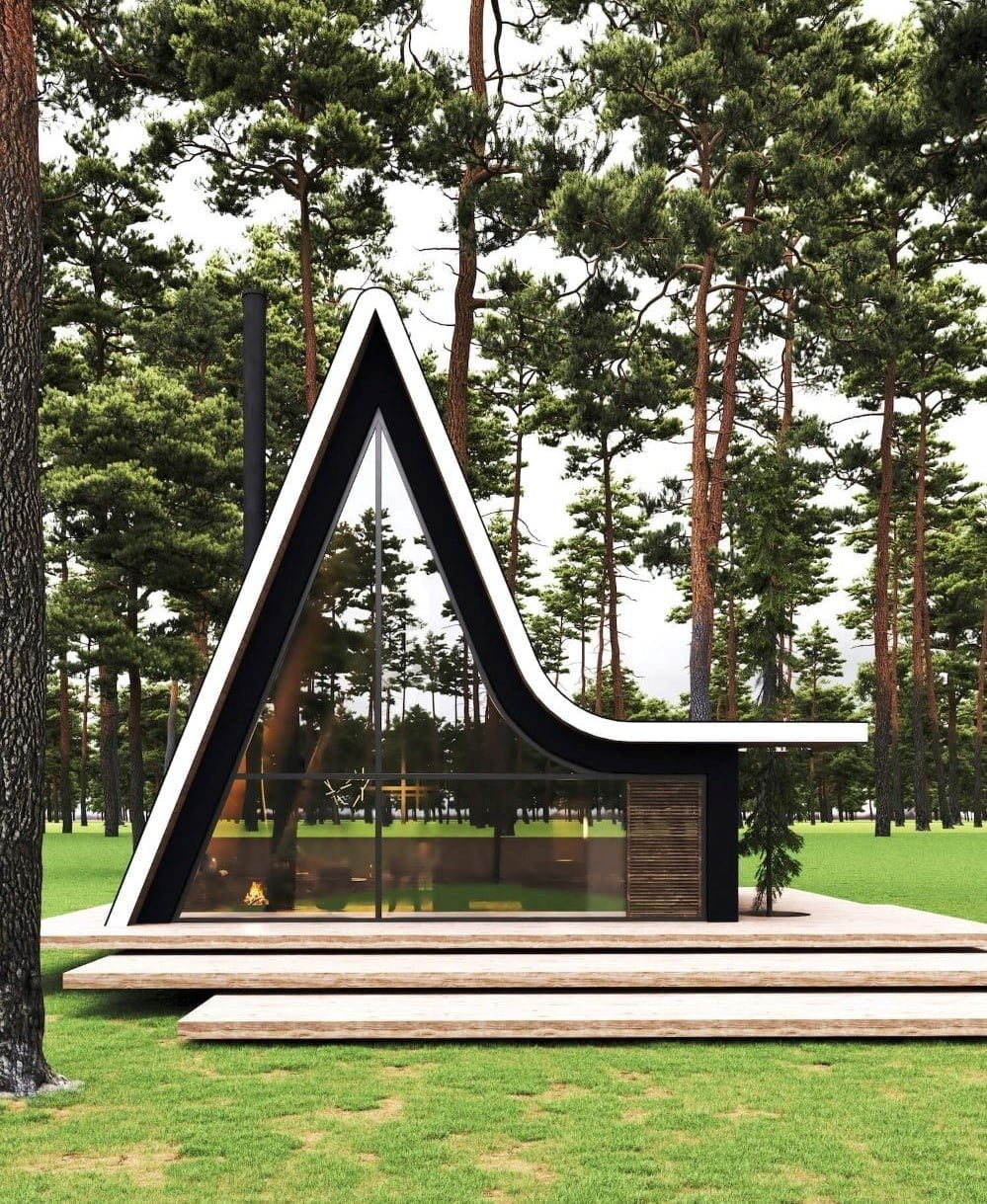 10 Most Modern A-Frame House Designs - Trend House Designs