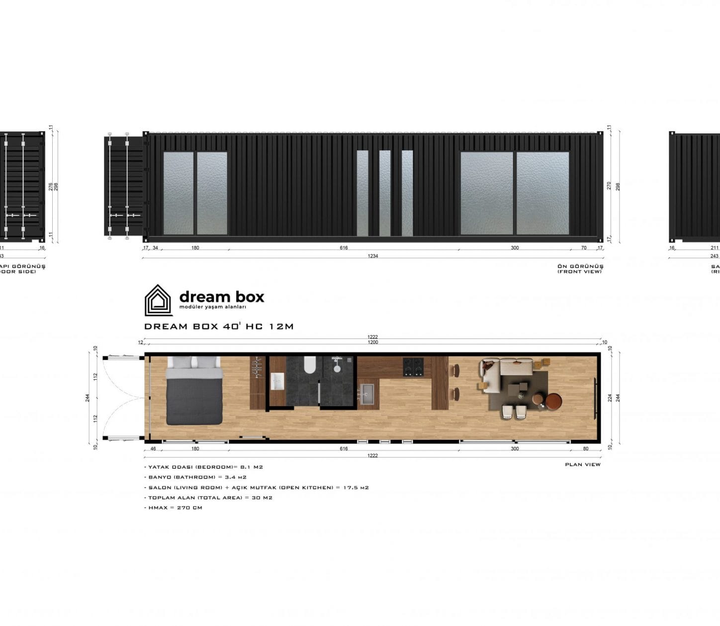 Affordable Dream Box 40HC Container Home Design - Trend House Designs