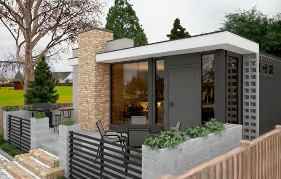 3 Bedroom Modern Container House Plan