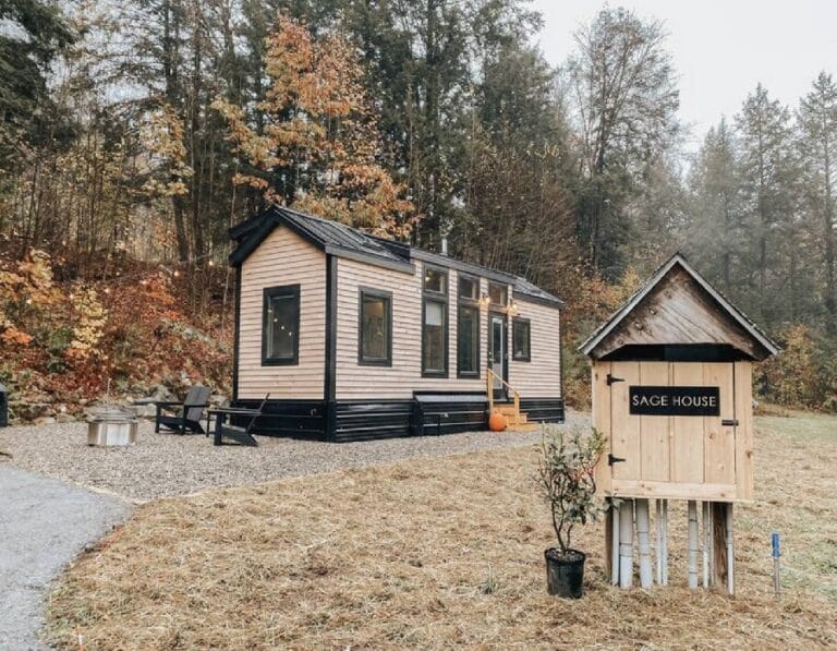 40 Square Meters Gorgeous Tiny Sage House - Trend House Designs