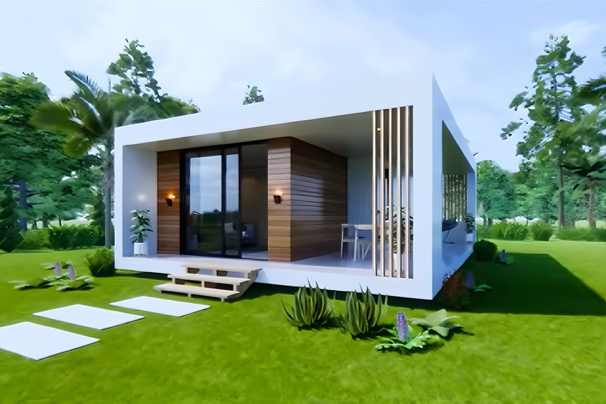 7x4 Detached Small Box House Model: Modern Minimalist Lifestyle Trend ...