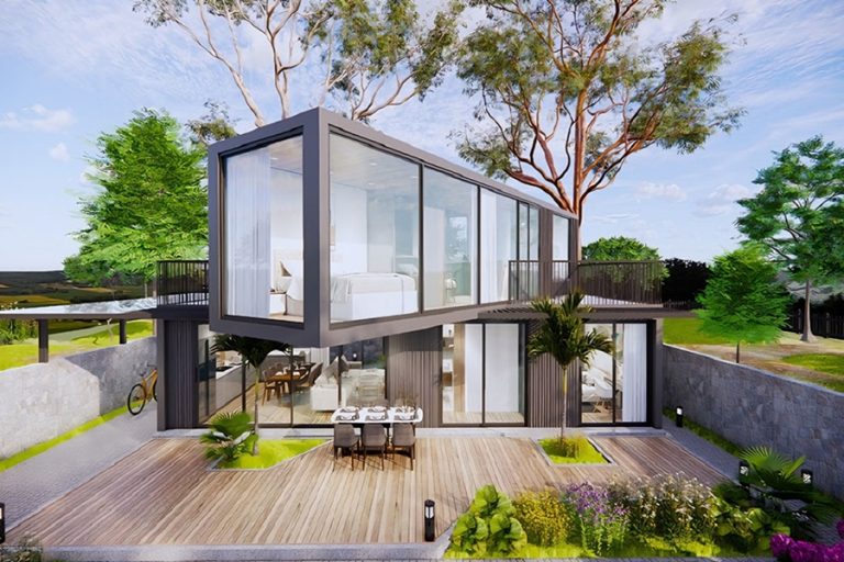 Flexible Duplex Container House Models