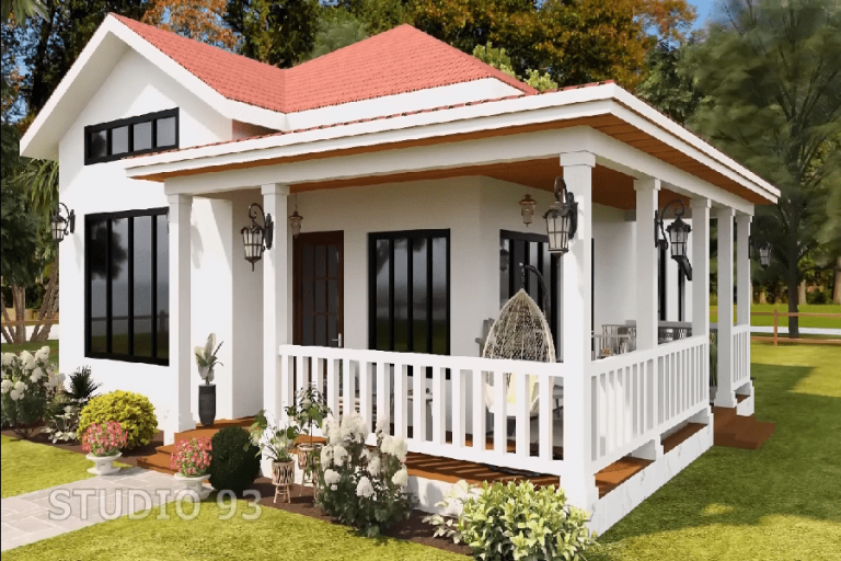 Small House Floor Plan 120m2 Detached Concept - Trend House Designs ...