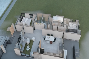 100m2 Cool Small House Design Idea - Trend House Designs
