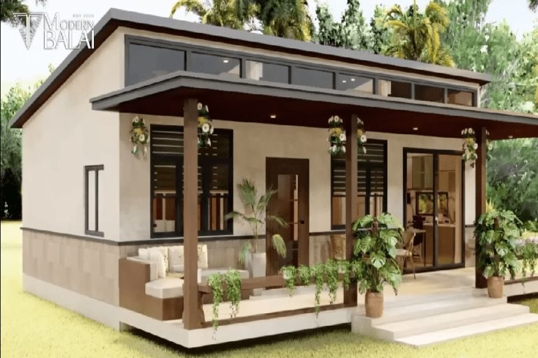 Comfortable Farmhouse 80 m2 Modern Design - Trend House Designs ...