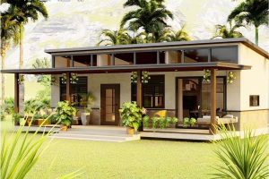 Comfortable Farmhouse 80 m2 Modern Design - Trend House Designs ...