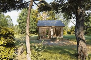 Cute Small House Plan 45m2 Minimalist Design - Trend House Designs
