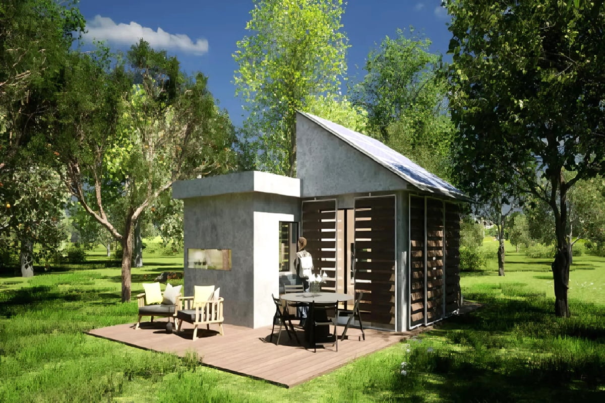 Living in a Small House 45 m2 Elegant Design - Trend House Designs