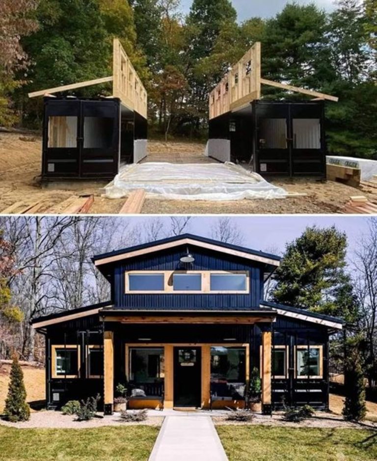 Container House Before After Projects - Trend House Designs