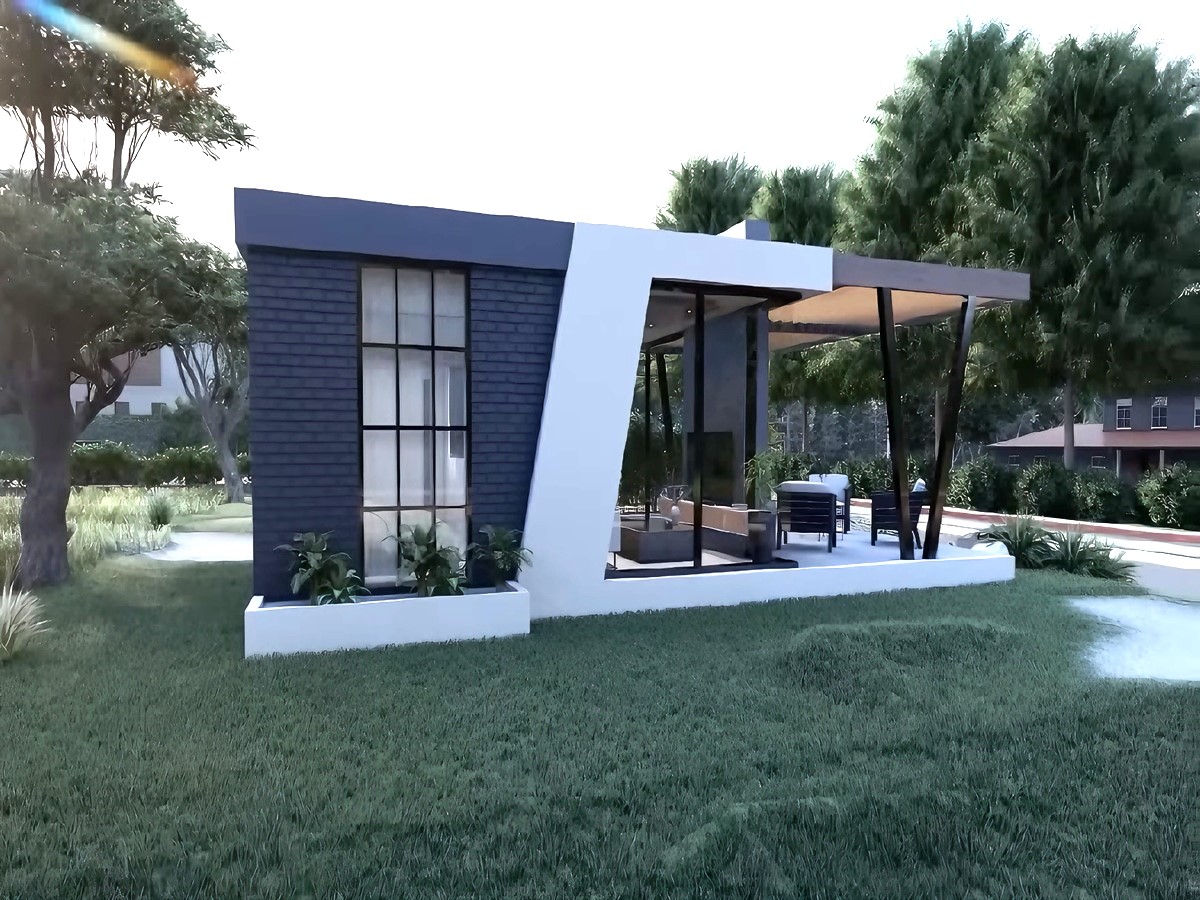 6x7 Meter Modern Small House Floor Plan - Trend House Designs