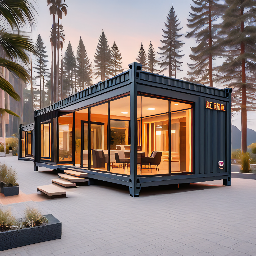Container House Living - Trend House Designs
