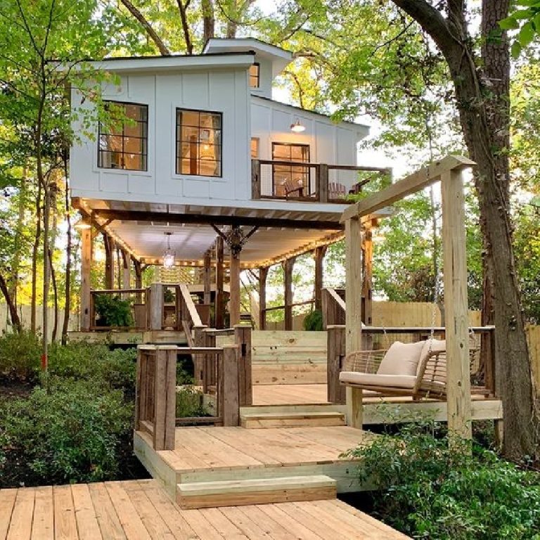 Attractive Beautiful Tree House Models - Trend House Designs ...