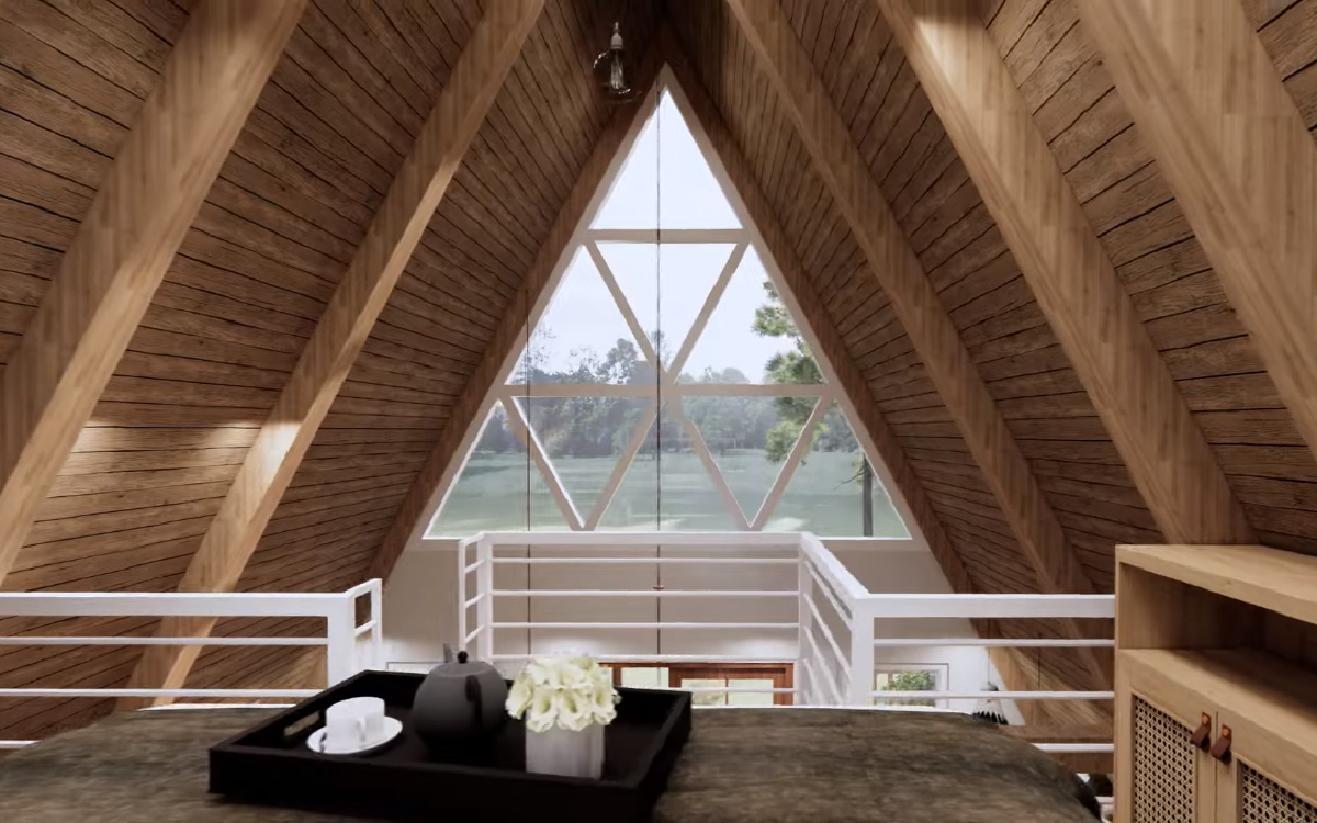 6x6 Cute Frame House Idea: 40 m2 Modern Minimalist Living - Trend House ...