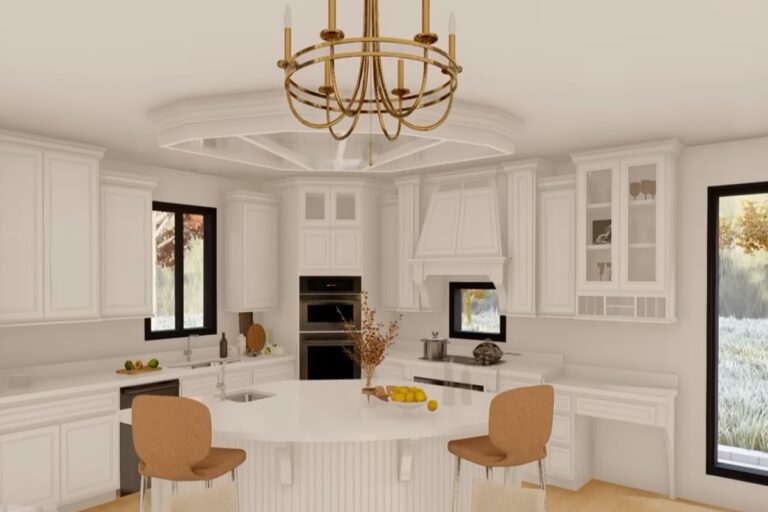 20x20m Oval House Model: Creative Design Ideas - Trend House Designs