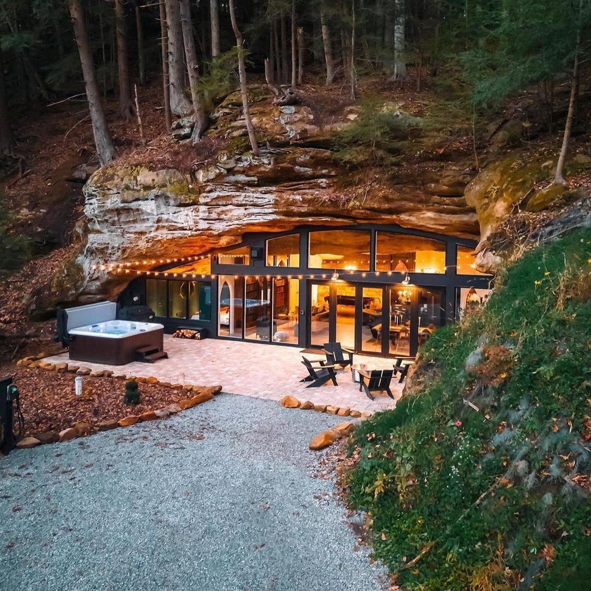 Natural Dream Cave House in Hocking Hills National Park - Trend House ...