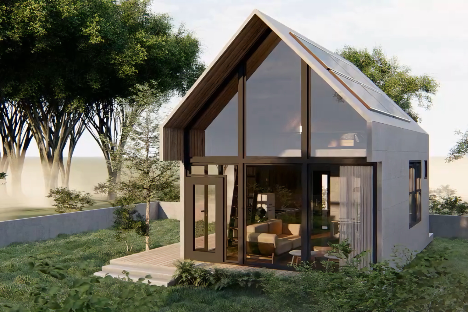 6x7m Frame Loft Cabin Design Idea: Dream Minimalist Life - Trend House ...