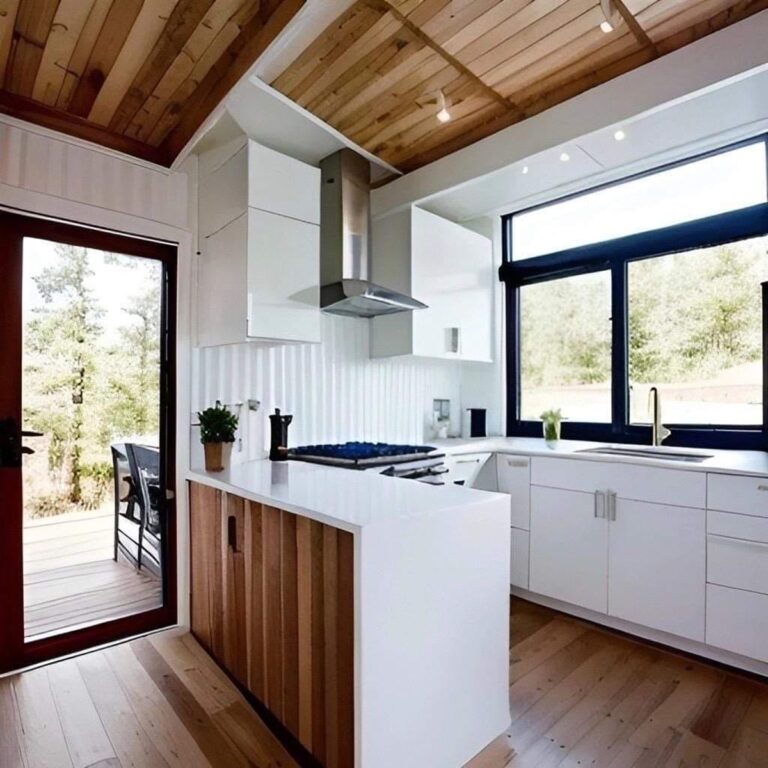 Flawless White Container Dwelling Version in Banff - Trend House Designs