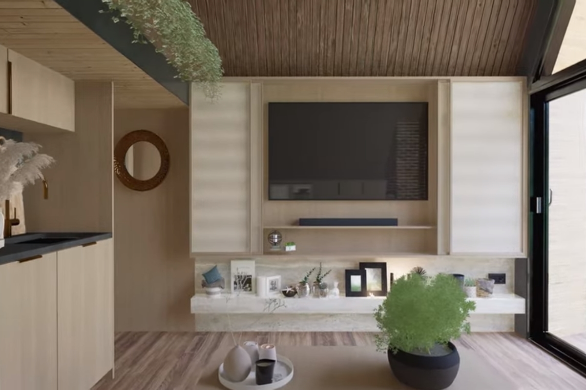 Fun 25m2 Mini Triangle House Example - Trend House Designs ...