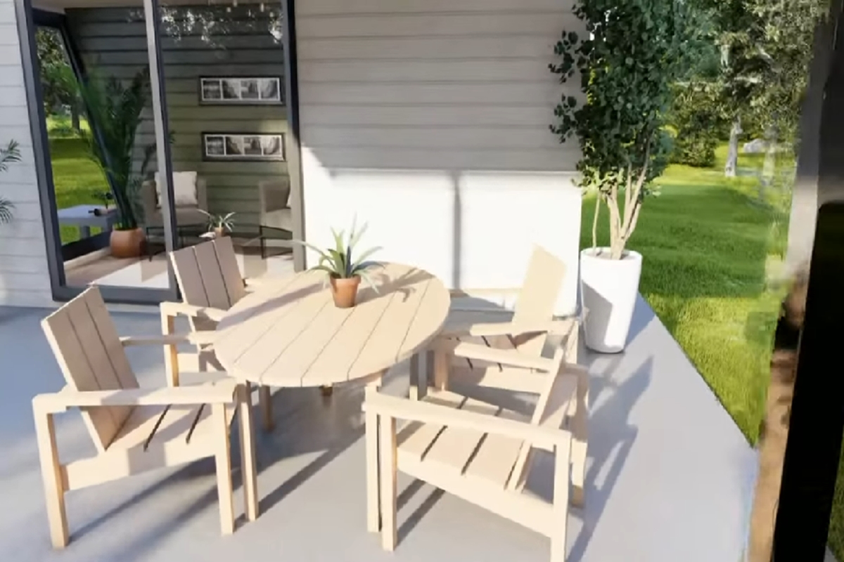 2x20ft Elevated Container House Design Idea - Trend House Designs