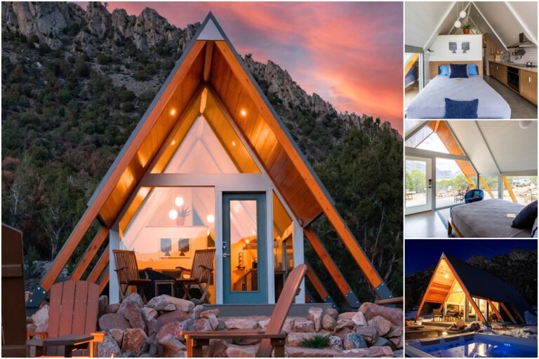 Wonderful A-Frame Mountain Hut Thimble Rock Pointe - Trend House ...