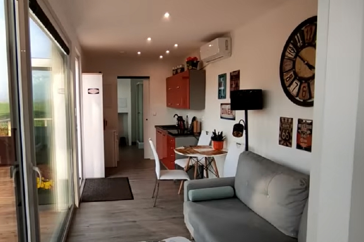 3x7 Chic Container House Construction Stages - Trend House Designs