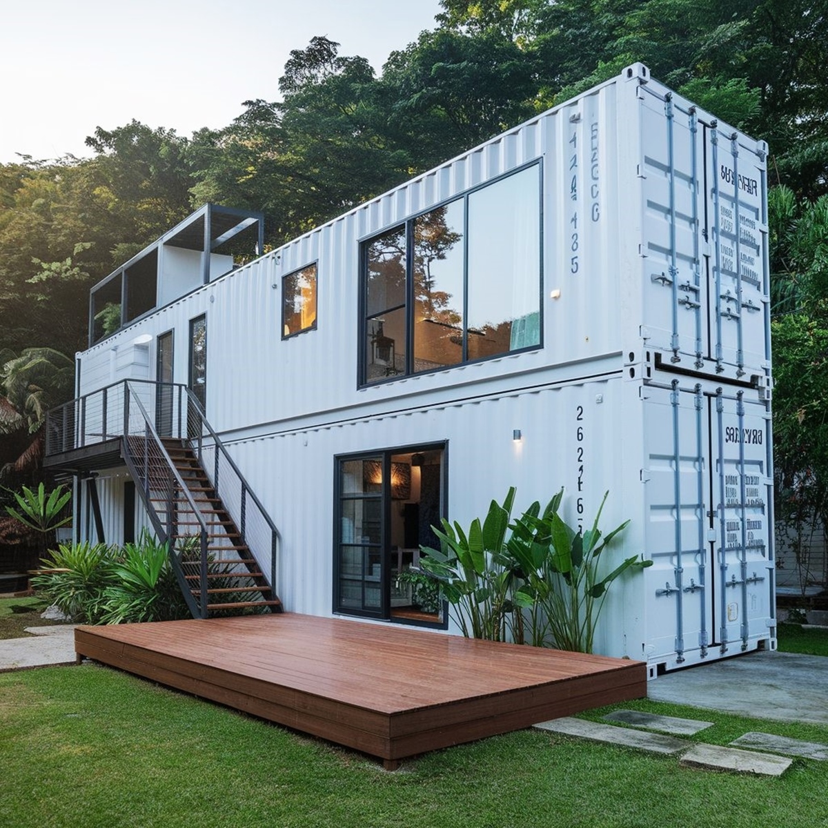 Container House Living - Trend House Designs