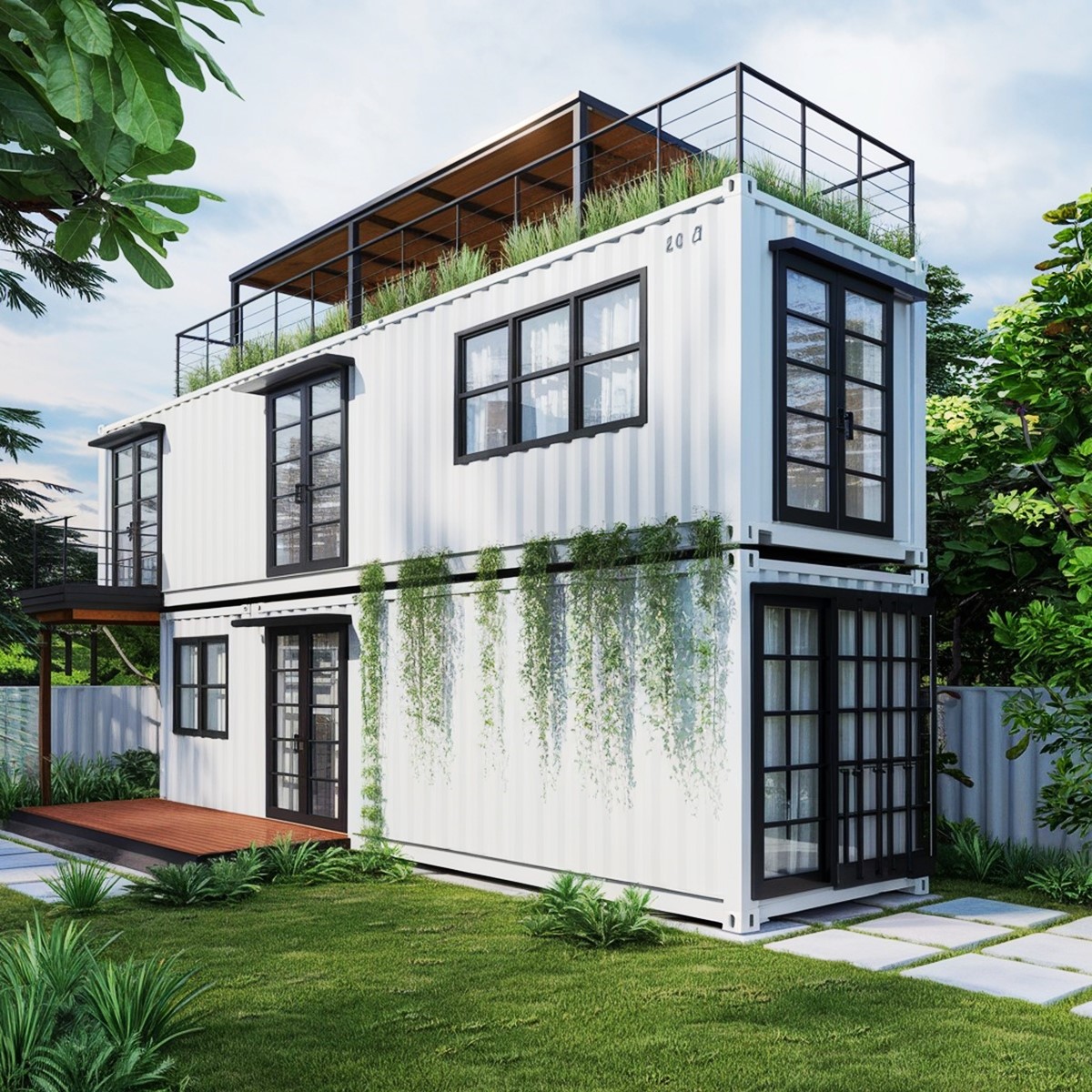 Container House Living - Trend House Designs