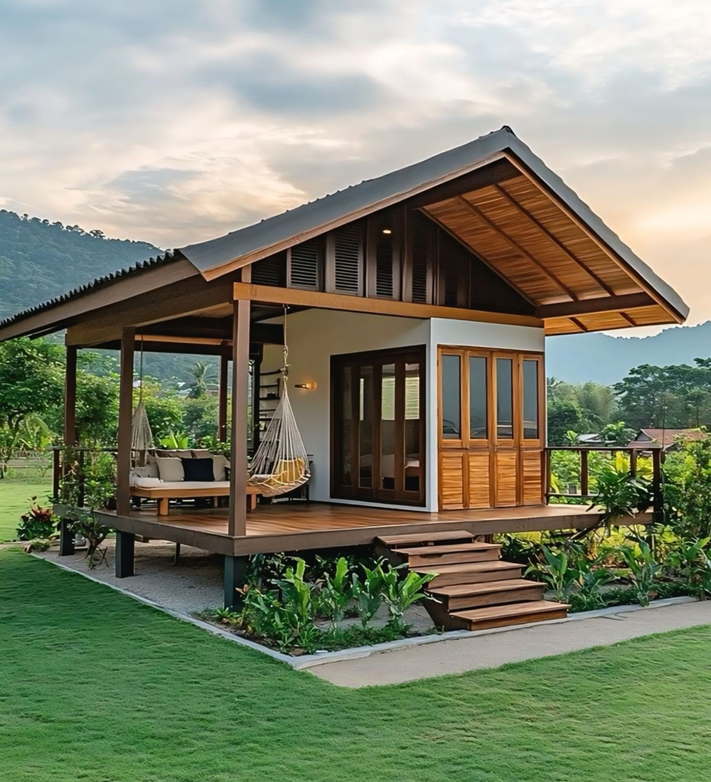 4x4 Durable Log House Design Ideas: Rustic Minimalist Living Spaces ...