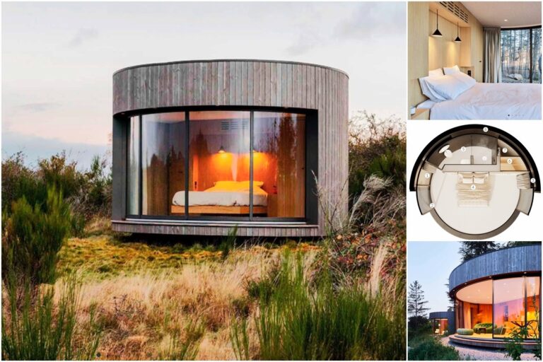 10m2 Prefab Round Small House in the Wilderness - Trend House Designs