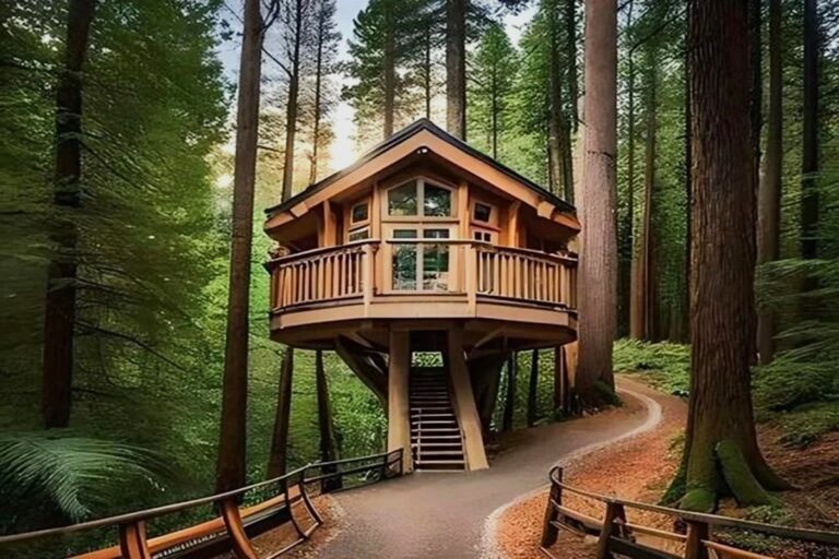 10 Gorgeous Affordable Tree House Models - Trend House Designs