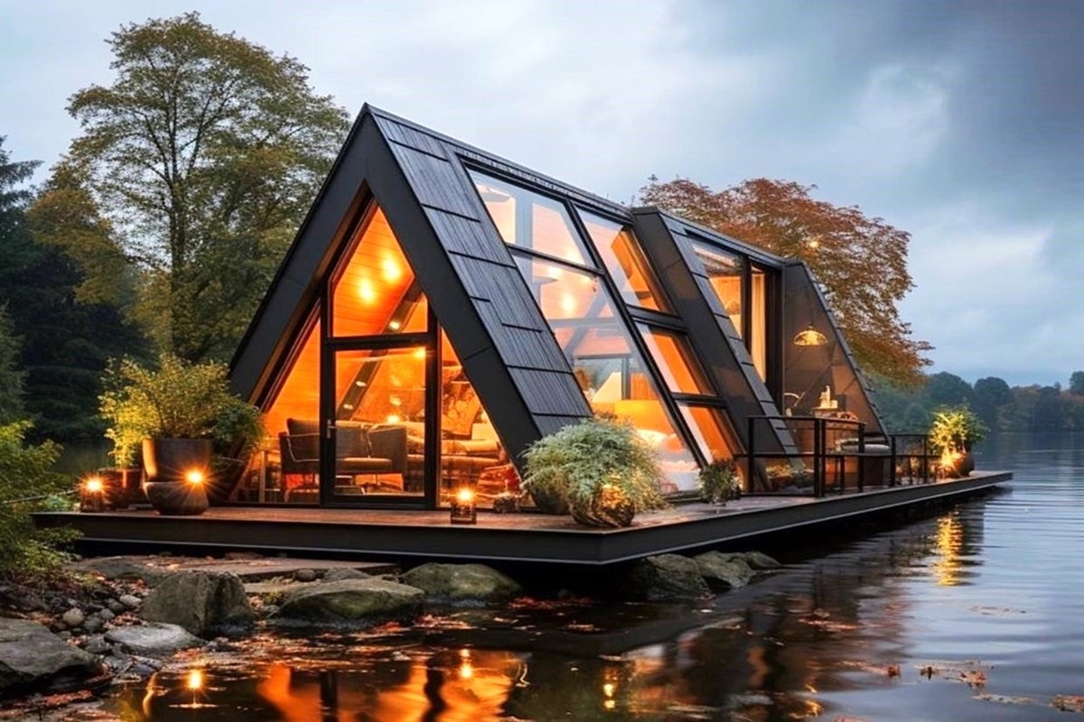 Prefab A-Frame Cabin Systems - Trend House Designs