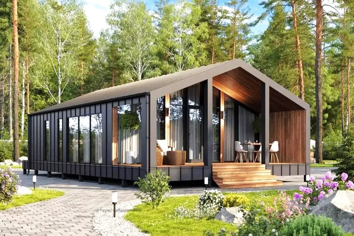 70m2 Affordable Prefabricated Timber House Model - Trend House Designs