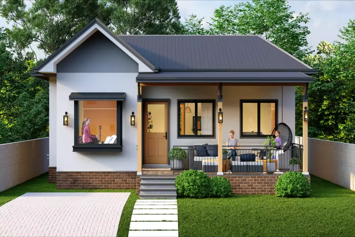 Simple House Simple House Design 3 Bedroom Small Farmhouse Idea