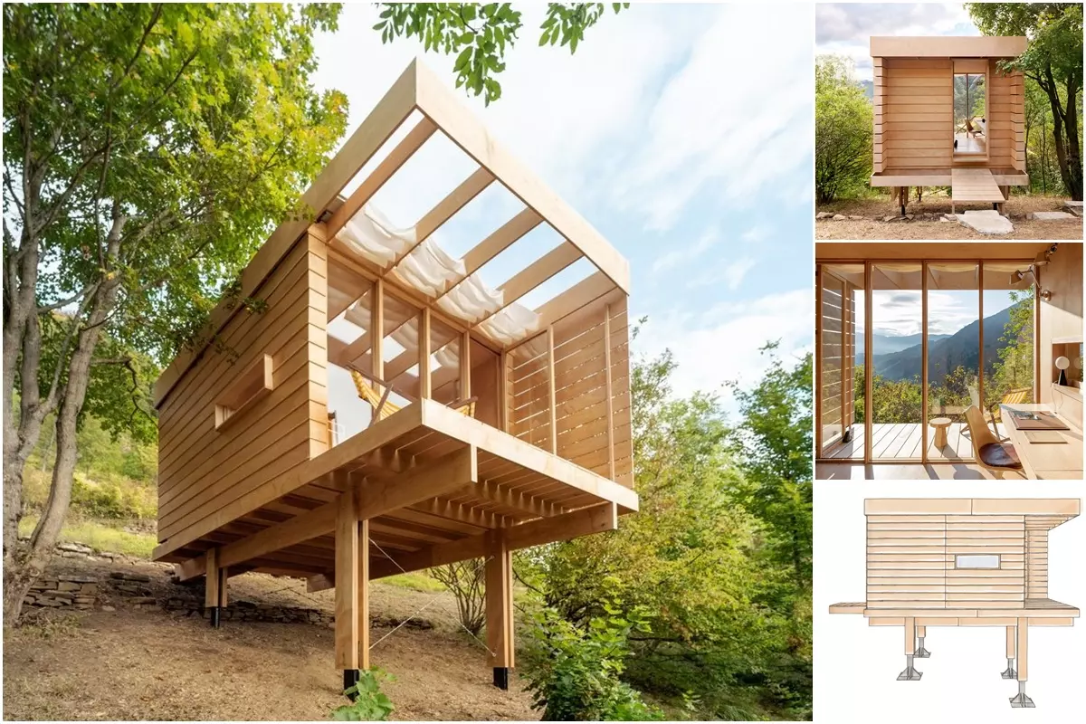 The Small Hermitage Cottage is Only 12 Square Meters - Trend House ...