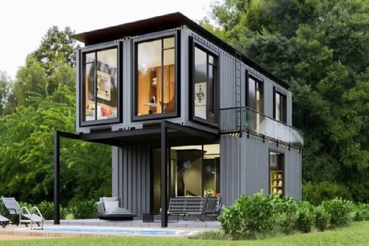 2x40ft High Cube Container House Design Idea - Trend House Designs ...