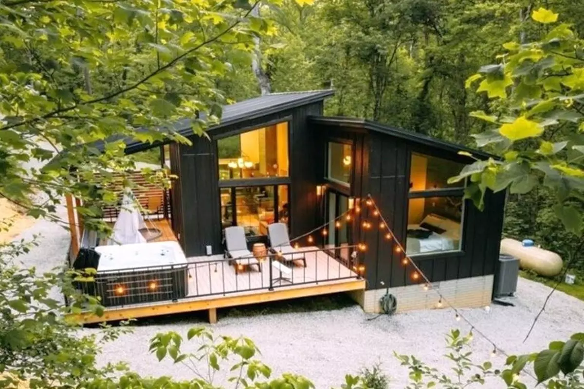 525 Sq Ft Little Lodge Nest Relax Cabin - Trend House Designs ...
