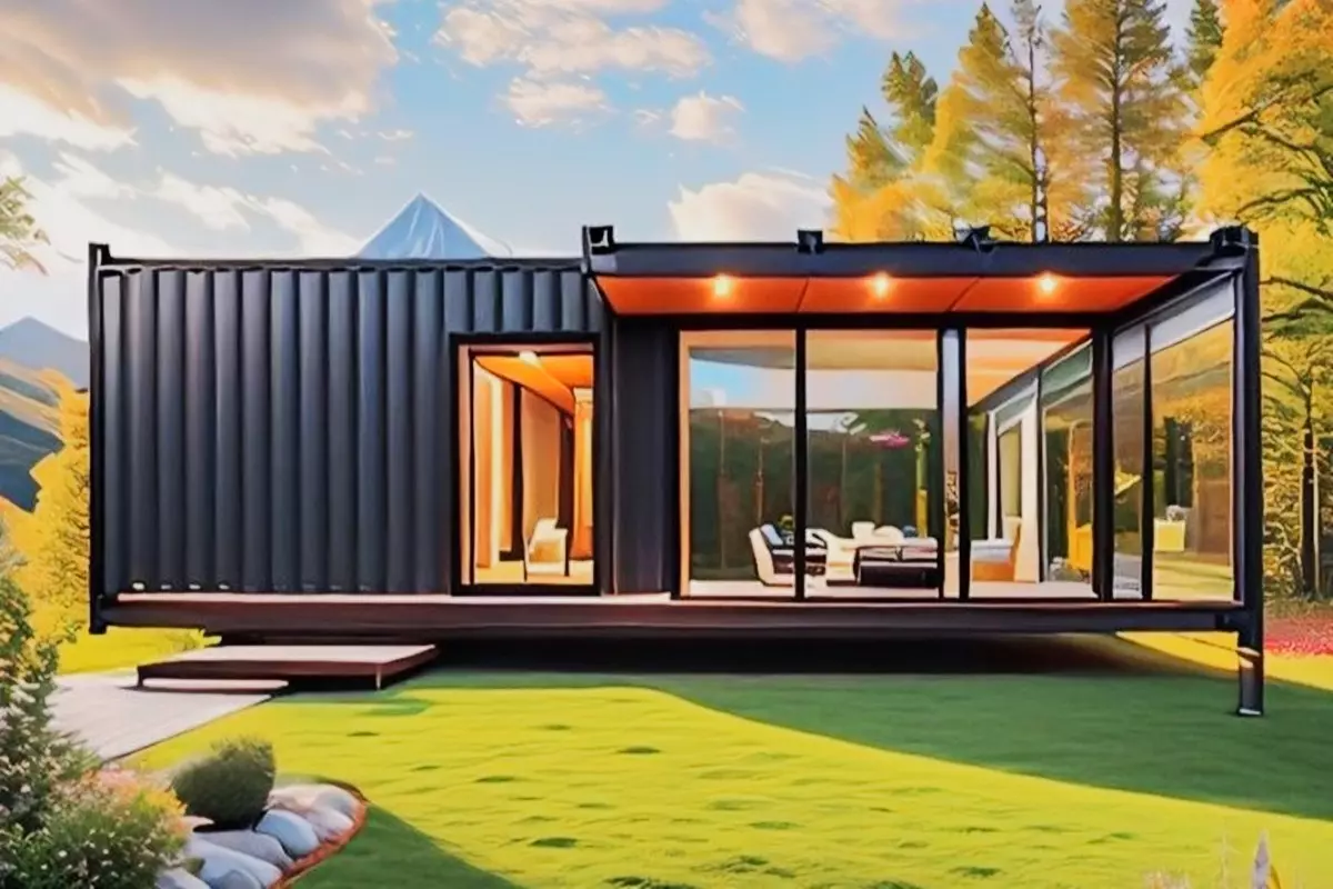 Off Grid Container House Models in Nature - Trend House Designs