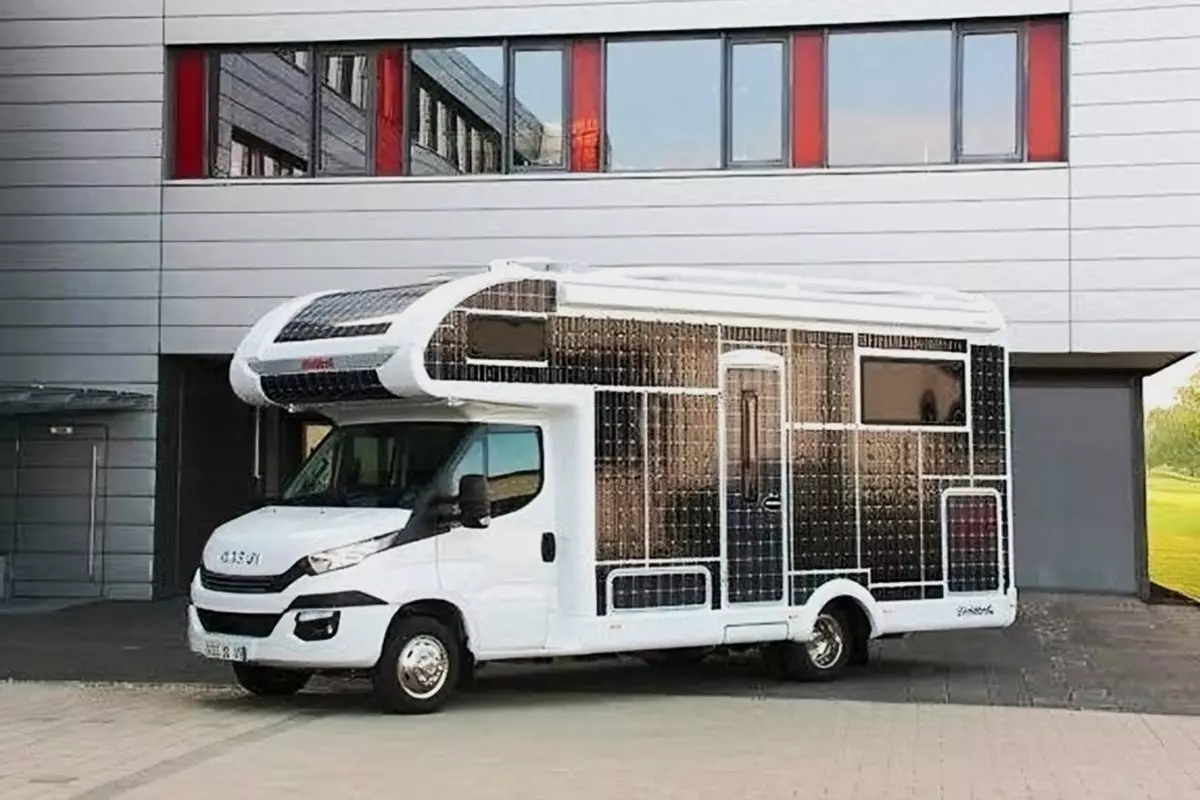 30m2 Eco Friendly Electric Hybrid Caravan: Ecological New Generation ...